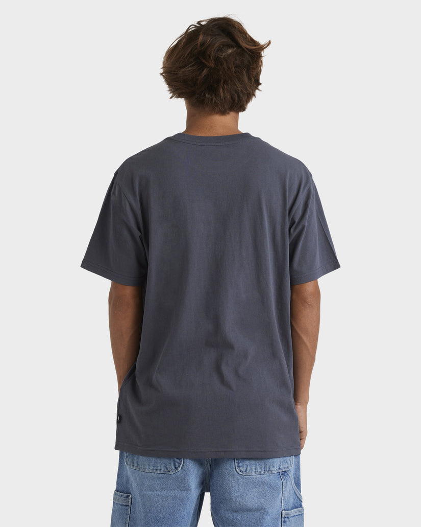 Mens Comp Check T-Shirt - INDIA INK | Quiksilver