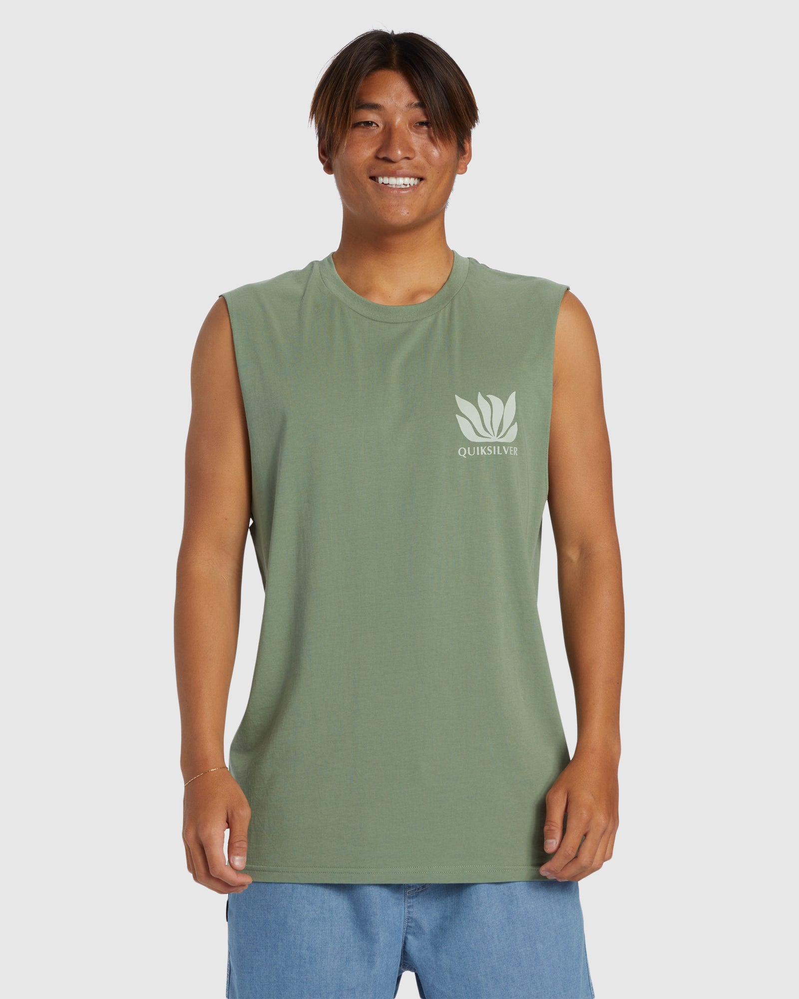 Mens Natural Forms Muscle T-Shirt - SEA SPRAY | Quiksilver