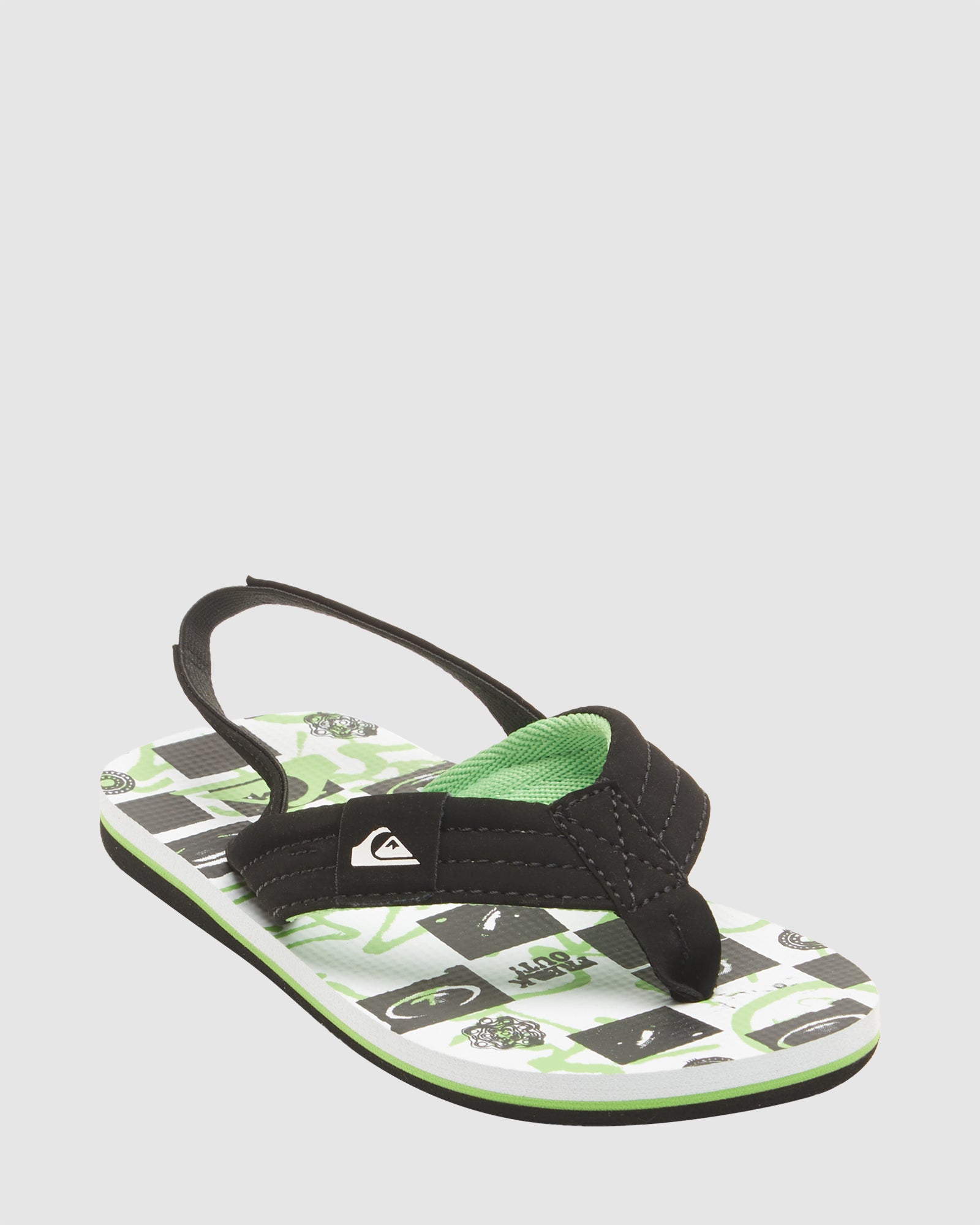 Boys 2-7 Molokai Layback Sandals - BLACK/WHITE/BLACK | Quiksilver