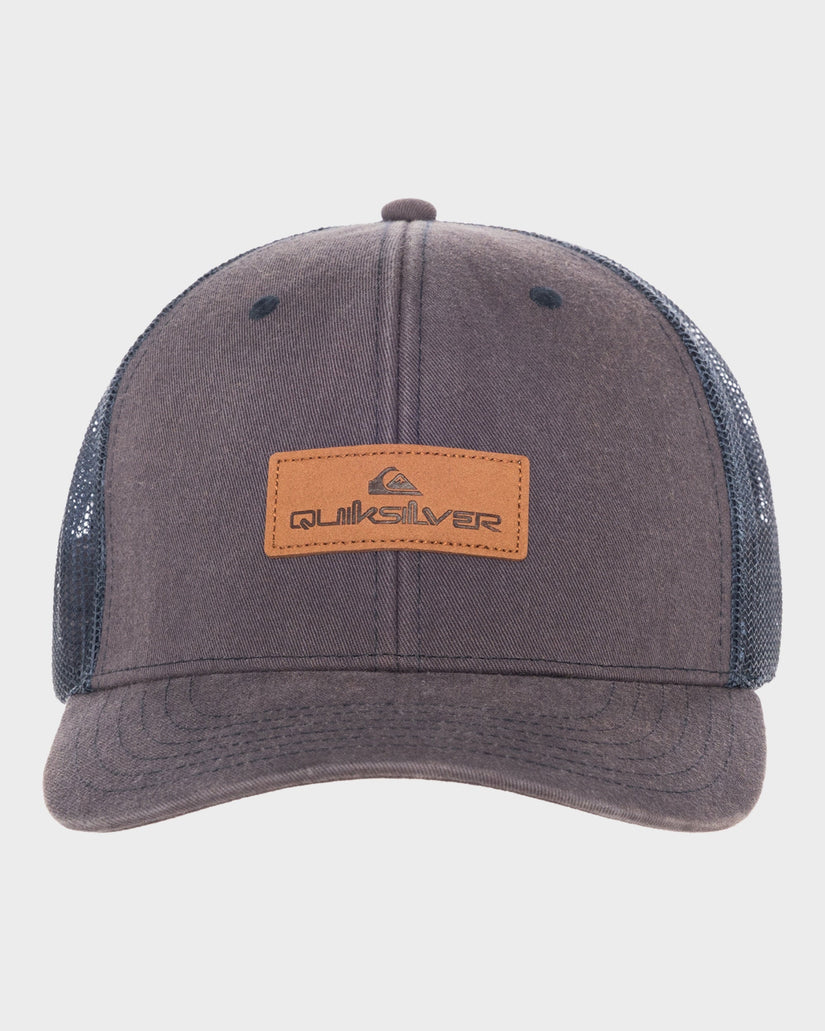 Mens Down The Hatch Trucker Cap - INDIA INK | Quiksilver