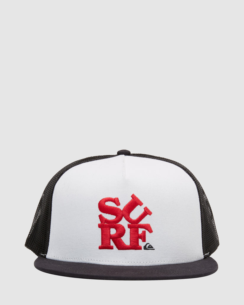 Mens Oasis Trucker Cap - WHITE | Quiksilver