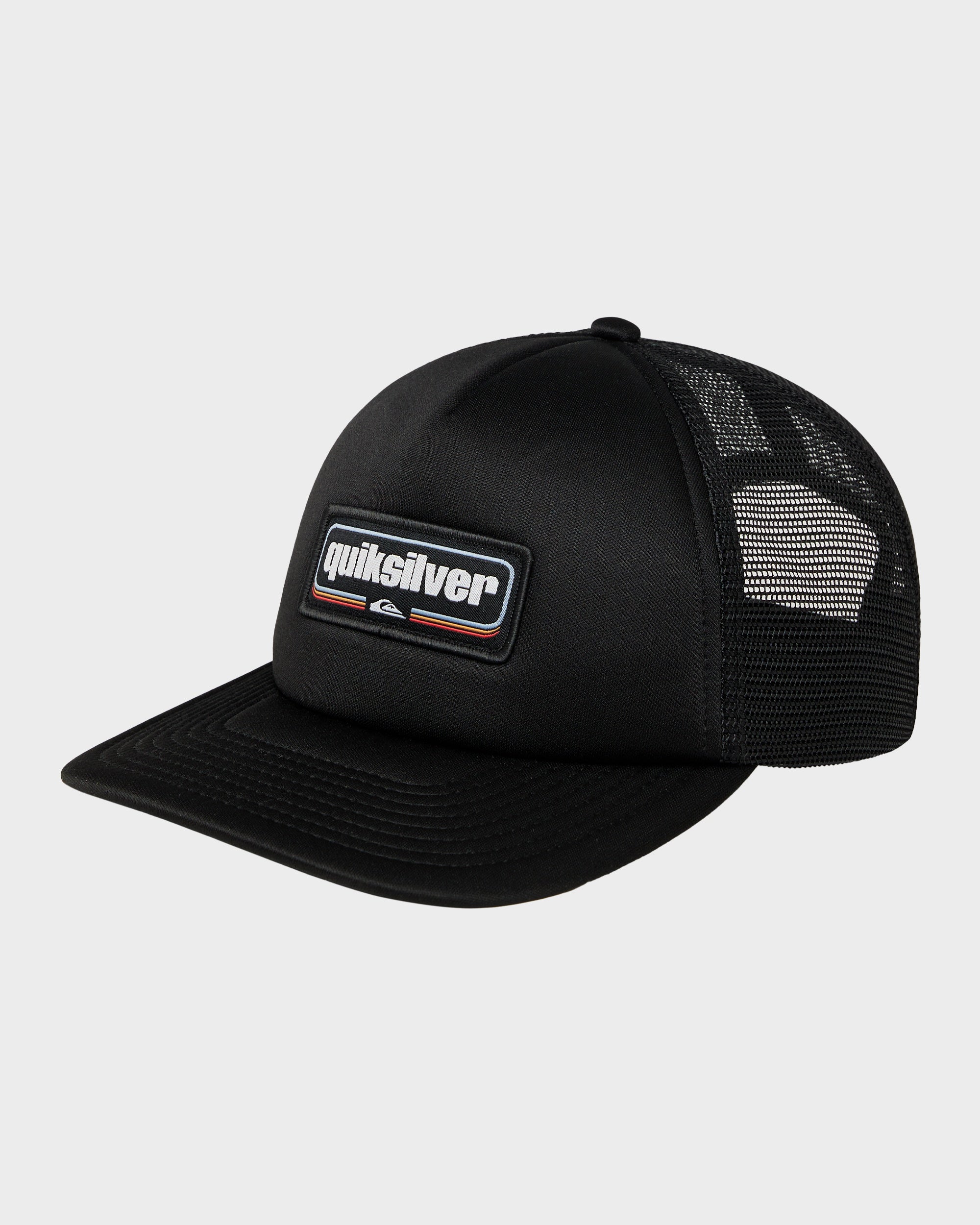 Mens Slab Drifter Trucker Cap - TRUE BLACK | Quiksilver