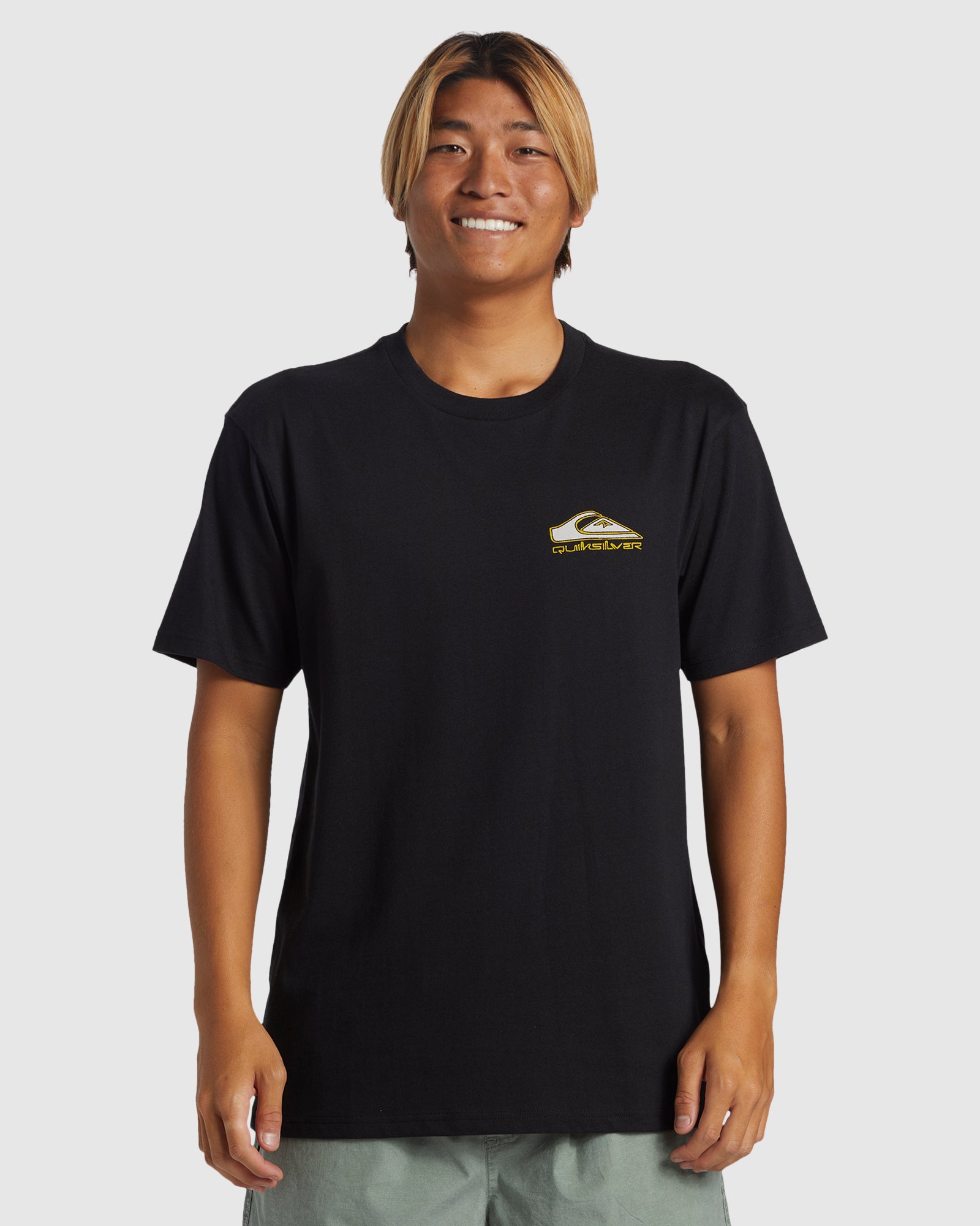 Mens Step Up T-Shirt - BLACK | Quiksilver