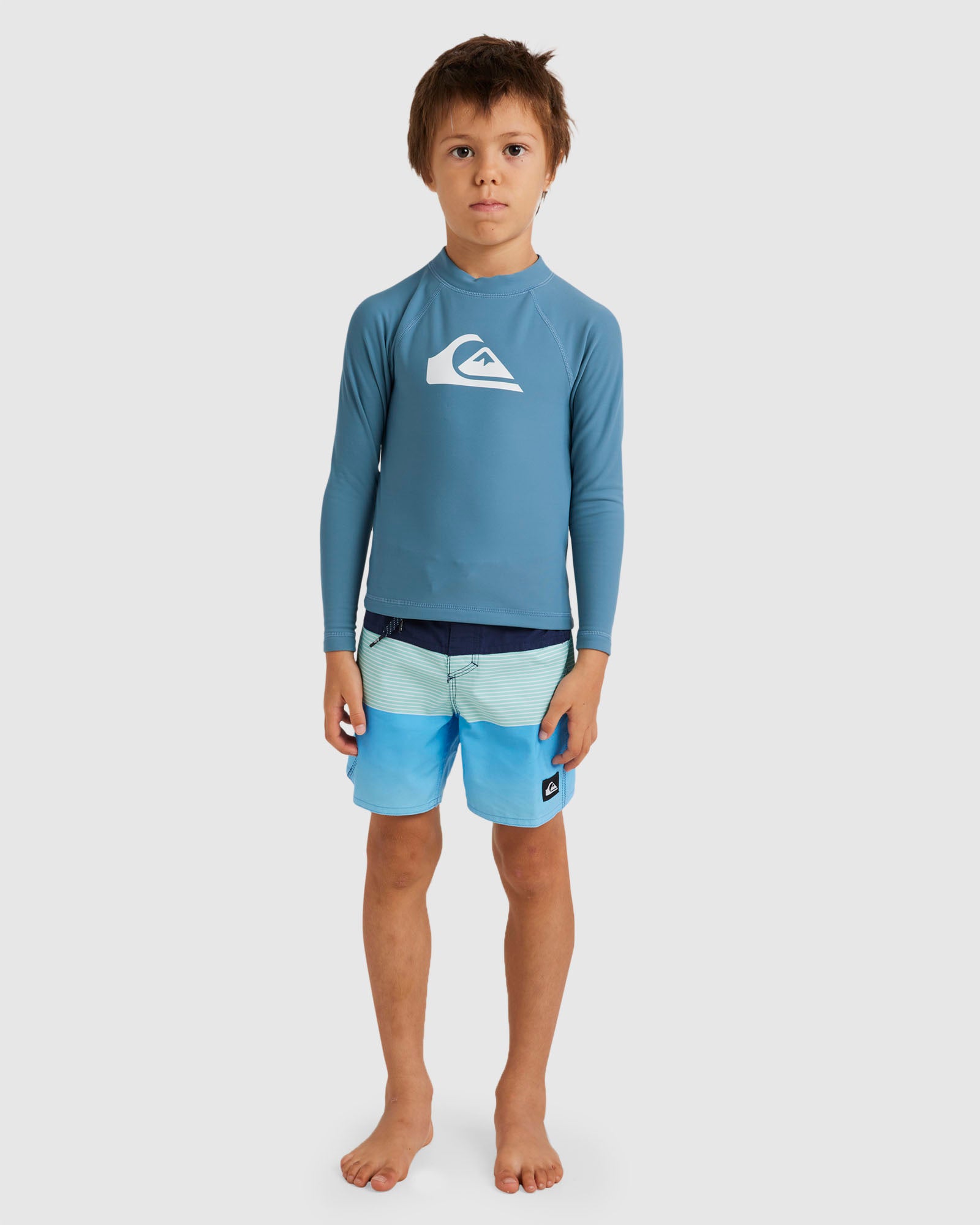 Boys 2-7 Heater Long Sleeve UPF 50 Rash Vest – Quiksilver