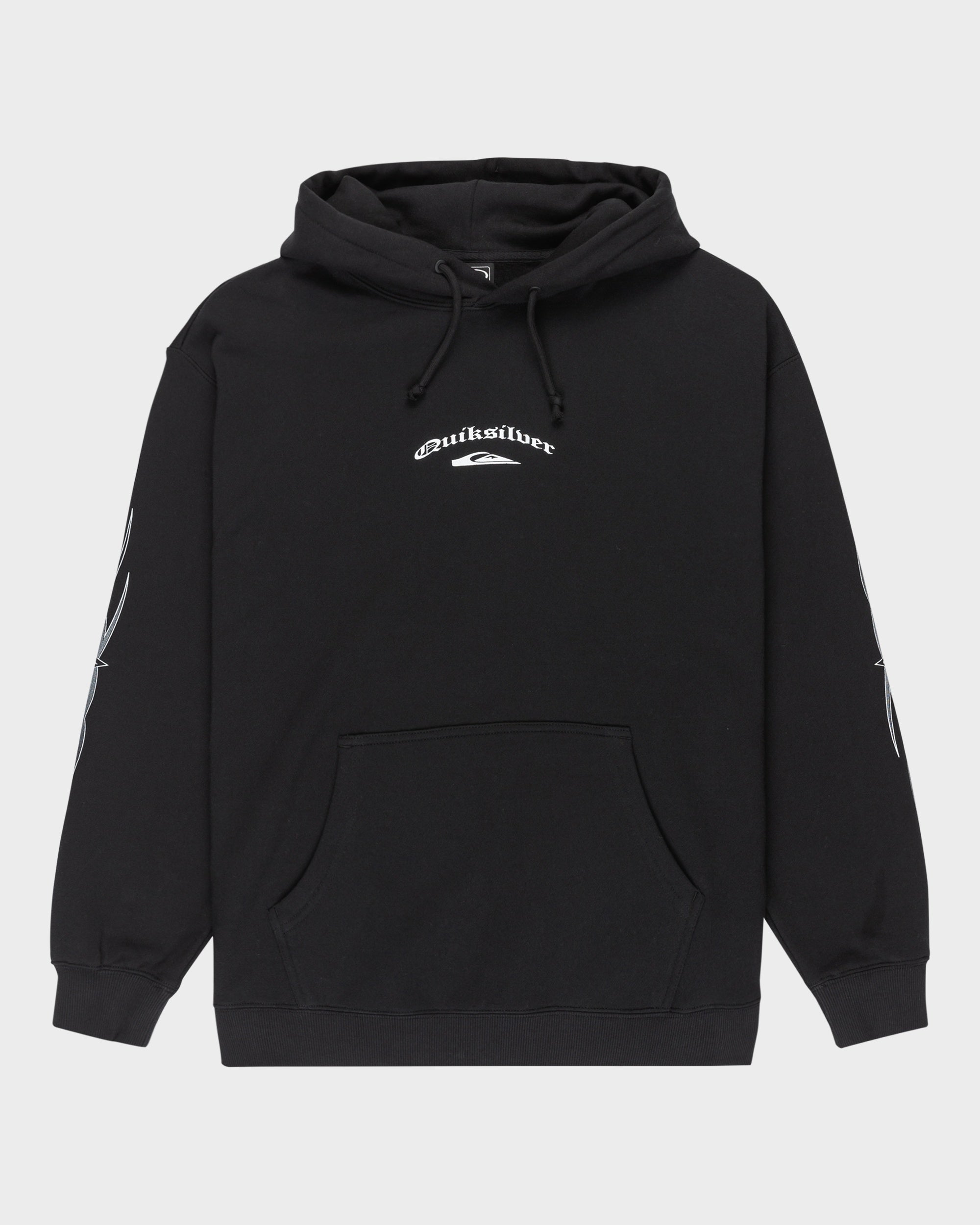 Mens Stretch Tribal Pullover Hoodie - BLACK | Quiksilver