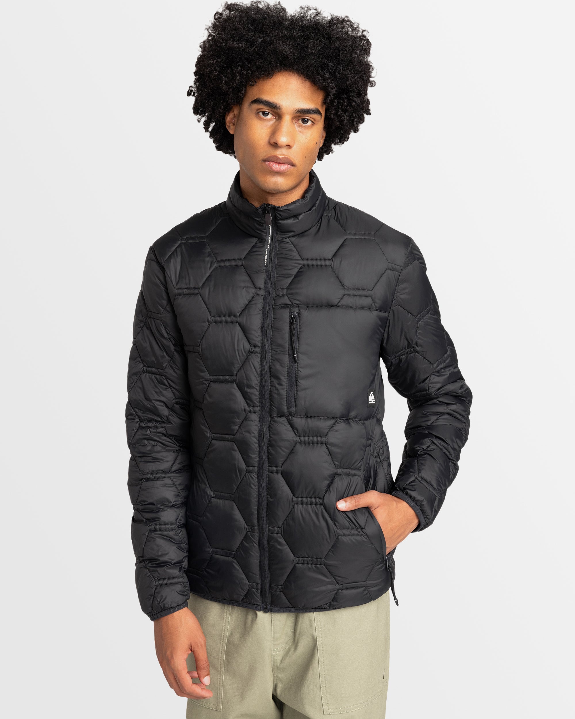 Mens Fuse Technical Insulator Jacket - TRUE BLACK | Quiksilver