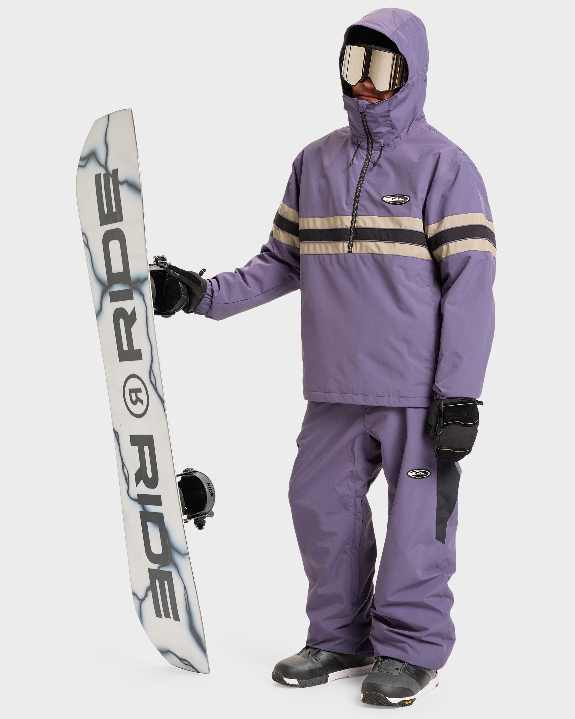 Mens Steeze Snow Jacket - GRAYSTONE | Quiksilver