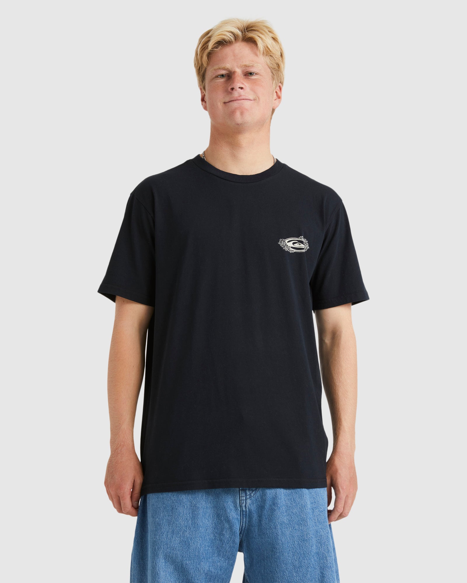 Mens TC Snap T-Shirt - BLACK | Quiksilver